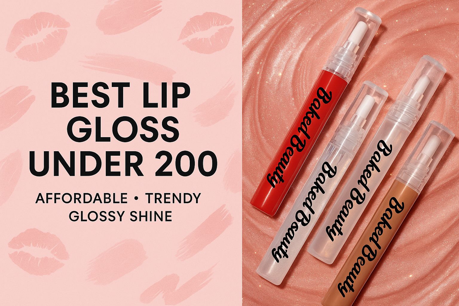 Best Lip Gloss Under 200 in India 2025 | Baked Beauty